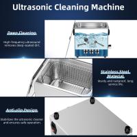 China 6L Ultrasonic Cleaner with 180W Power and 40kHz Frequency for Professional Cleaning for sale