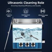 China 6L Ultrasonic Cleaner with 180W Power and 40kHz Frequency for Professional Cleaning for sale