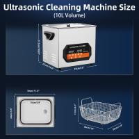 China 240W 40kHz Ultrasonic Cleaner with Degassing Mode for Industrial Parts Washer for sale