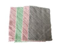 China Microfiber Cleaning Cloth Double-Sided Kitchen Towel Lint Free Multi-Purpose Dust And Dirty Cleaning for sale