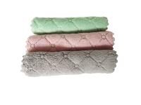 China Microfiber Cleaning Cloth Double-Sided Kitchen Towel Lint Free Multi-Purpose Dust And Dirty Cleaning for sale