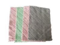 China Microfiber Cleaning Cloth Double-Sided Kitchen Towel Lint Free Multi-Purpose Dust And Dirty Cleaning for sale