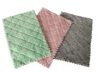 China Microfiber Cleaning Cloth Double-Sided Kitchen Towel Lint Free Multi-Purpose Dust And Dirty Cleaning for sale