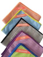 China Microfiber Cleaning Cloth Set Household Cleaning Dusting Bathroom Kitchen Cars Reusable for sale