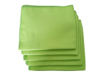 China Microfiber Kitchen Tableware Cloth Light Waffle Woven Clean Kitchen Dishcloth for sale