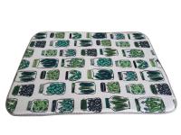 China Microfiber Dish Mat Sublimation Kitchen Absorbent Microfiber Dish Drying Mat for sale