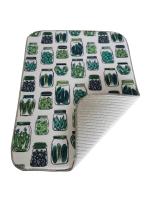 China Microfiber Dish Mat Sublimation Kitchen Absorbent Microfiber Dish Drying Mat for sale