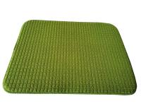 China All Polyester Foldable Kitchen Microfiber Dish Drying Mat Reversible Table Mat for sale
