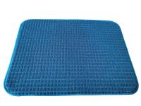 China All Polyester Foldable Kitchen Microfiber Dish Drying Mat Reversible Table Mat for sale