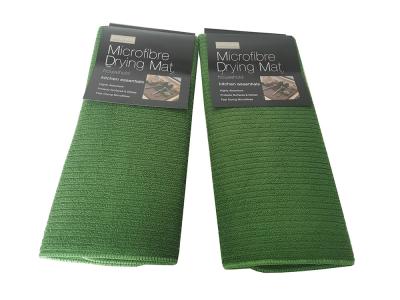 China Absorbent Microfiber Dish Drying Mat Fast Dry Dish Drying Cloth 15 X20 Inch for sale