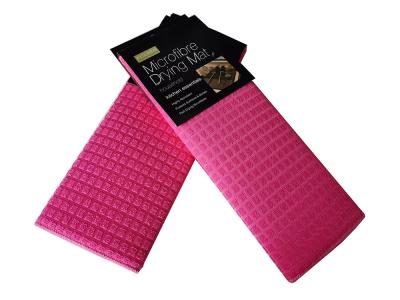 China High Quality Custom Kitchen Counter Top Microfiber Dish Drying Drainer Boards Mat for sale