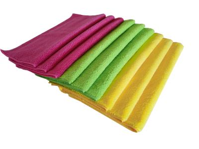 China Microfiber Cleaning Cloths 450 GSM Reusable Kitchen Towels Dust Cloth Rags for sale
