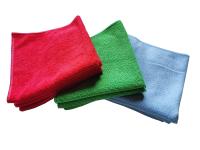 China Microfiber Cleaning Cloth 16x16inch All Purpose Cleaning Towel Microfiber Rags for sale