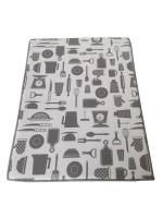 China Absorbent Reversible Microfiber Dish Drying Mat Cooking Utensil Design for sale