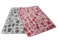 China Absorbent Reversible Microfiber Dish Drying Mat Cooking Utensil Design for sale