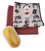 China Non-Scratch Microfiber Cleaning Dishes Pad Scrub Sponges For Kitchen BathRoom for sale
