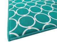 China 220gsm Fabric Dish  Drying Mat For Kitchen Counter Rack Pad Green Printing for sale