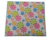 China Floral Printing16x18inch Kitchen  Mats  Microfiber Dish Drying Mats for sale