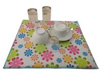 China Floral Printing16x18inch Kitchen  Mats  Microfiber Dish Drying Mats for sale