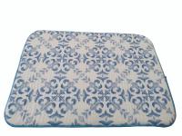 China High Absorbent Microfiber Dishes Drainer Dish Drying Mats Table Kitchen Mat for sale