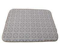 China Washable 100% Polyester Dish Drying Mat Absorbent Dish Drainer Mat for sale