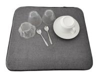 China 5mm Thickness Foam Absorbent Dish Drying Mat For Kitchen for sale