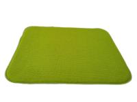 China Blue Orange Microfiber Dish Mat  Draining Board Mats For Counter 30x46cm for sale