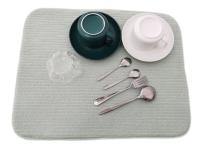China 38x50cm Multipurpose Kitchen Dish Drying Mat For  Dining Table Drying for sale