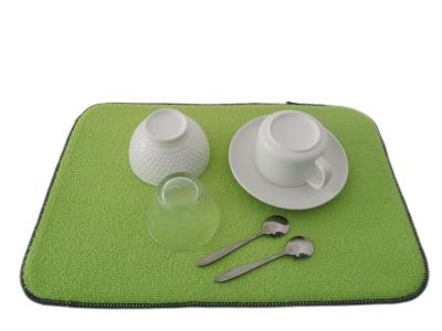China 30x40cm Small Size Kitchen Dish Drying Mat  For Dishes Drying for sale