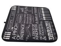 China All Polyester  Decorative Absorbent Dish Drying Mat For Dish Racks for sale