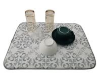 China Microfiber Dish Drying Mat Sublimation Printing Small Size Dish  Mat for sale