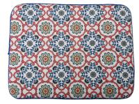 China Polyester Dish Drainer Mat  Floral Printing Microfiber Dish Drying Mat for sale