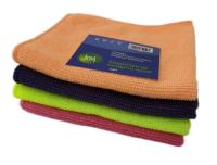 China Lint Free Microfiber Cleaning Cloths Reusable Terry Towel Polyester for sale