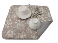 China Household Microfiber Dish Drying Mat For Pans Cups Kitchen Countertop for sale