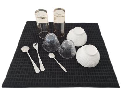 China Coffee Bar Drainer Mats Kitchen Sinks Dish Drying Mat 16 X 18inch for sale