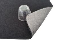 China Foldable Microfiber Dish Drying Mat 18 X 16in Gray And Black for sale