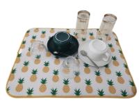 China Double Sides Microfiber Dish Drying Mat  Printing Designs for sale