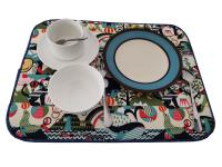 China 30x40cm Foldable Kitchen Mat For Drying Dishes  Dish Drying Mat for sale