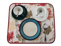 China 220gsm Microfiber Dish Drying Mat For Dishes Kitchen Dining Table for sale