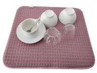 China 200gsm All Polyester Microfiber Dish Drying Mat Kitchen Usage for sale