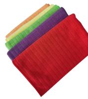 China Super Soft Microfiber Weft Car Wash Towel  Floor Cleaning Cloth 50x70 Cm for sale