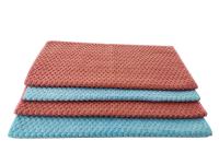 China 40x40 Cm Jacquard Car Polish Rags Wash High Quality Microfiber Towels For Cars for sale