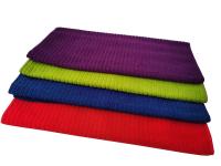 China Green All Purpose Microfiber Dish Towel Stripe Terry Cleaning Cloth for sale