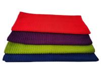 China Green All Purpose Microfiber Dish Towel Stripe Terry Cleaning Cloth for sale