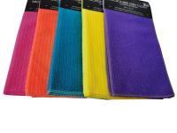 China Daily Double Sided Microfiber Cleaning Cloths  Universal Stripe Towel 30x30cm for sale