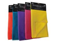 China Daily Double Sided Microfiber Cleaning Cloths  Universal Stripe Towel 30x30cm for sale