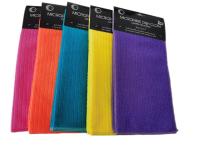 China Daily Double Sided Microfiber Cleaning Cloths  Universal Stripe Towel 30x30cm for sale