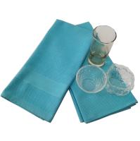 China Waffle Tea  Towel Microfiber Dish Towel Sets Waffle Quick Drying With Hanging Loop for sale