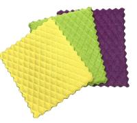 China Micoriber  Scrub Sponge For Dishes Washing Sponge Glass Cleaning Cloth for sale