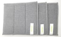 China Scrub Sponge For Dishes 17x23cm Microfiber  Lint Free Microfiber Cleaning Pad for sale